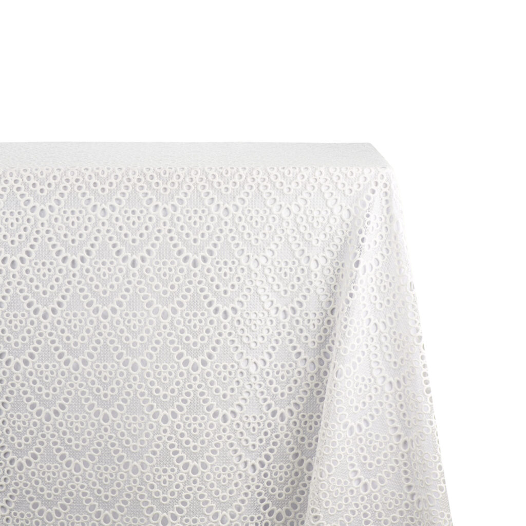 Lace Topper - White Teardrop - ELEGANT EDGE