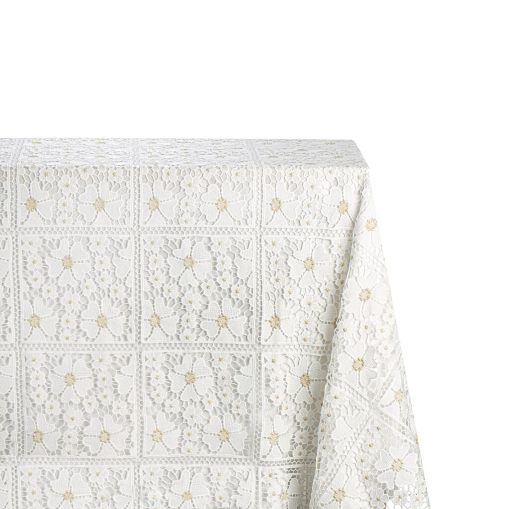 Lace Topper - Floral Square - ELEGANT EDGE