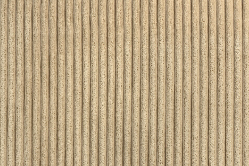 Taupe Ribbed Velvet - ELEGANT EDGE